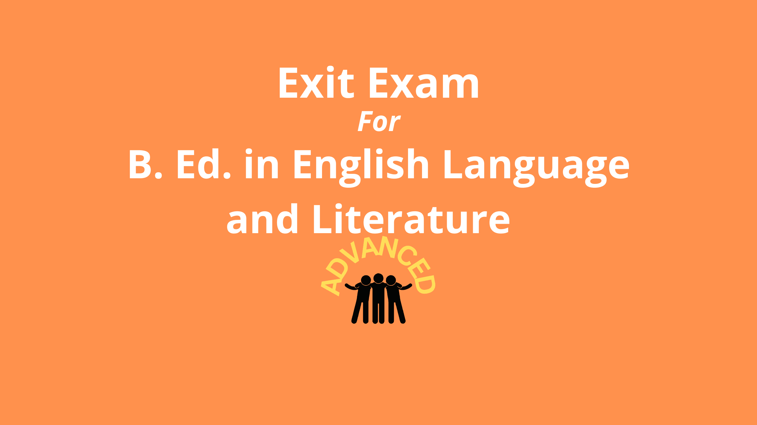 B. Ed. in English Language and Literature-Advanced - LearnEthiopia
